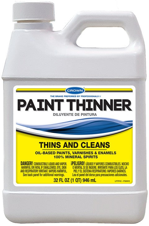 Crown Paint Thinner - Quart – Newton’s Decorating Center